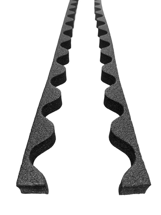 Foam Closure Strips | 7/8" Corrugated Panels | 2 pcs 36 inch length ...